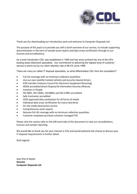 Intro pack front page