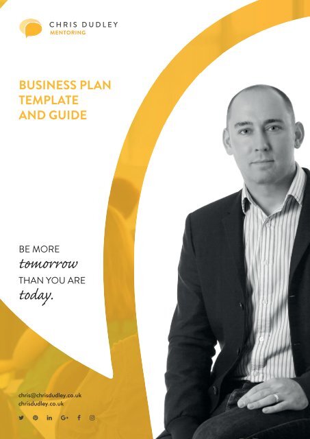 BUSINESS PLAN TEMPLATE AND GUIDE