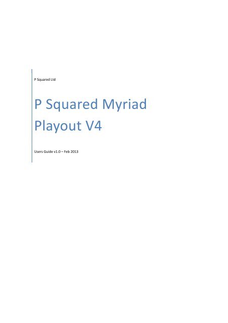 Myriad 4 Quick Guide
