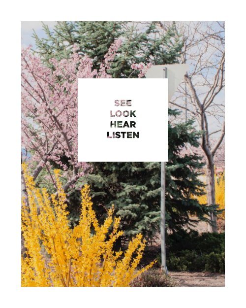 SEE LOOK HEAR LISTEN