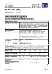 Astrastat ESD Type B - Statech Systems AG