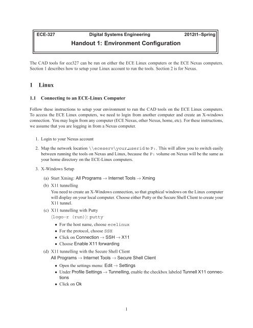 lab manual - Electrical and Computer Engineering