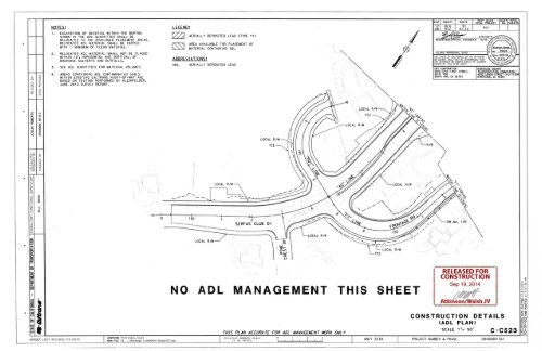 C-C523 Construction Details - ADL Plan