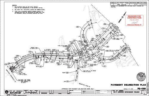 PD-C23 Pavement Delineation Plan