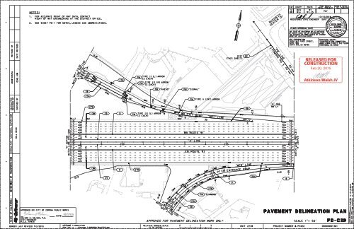 PD-C29 Pavement Delineation Plan