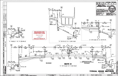X-C5 Typical Cross Sections
