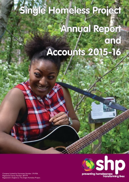 Single Homeless Project Annual Report and Accounts 2015-16