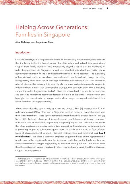 Care Policy Brief Booklet