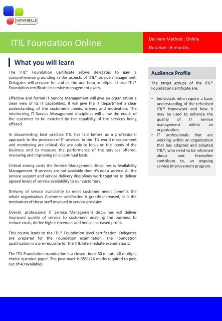 ITIL_Foundation_Online_Course_Outline