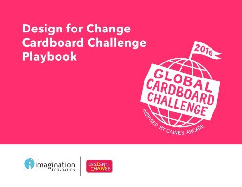 Design for Change Cardboard Challenge Playbook