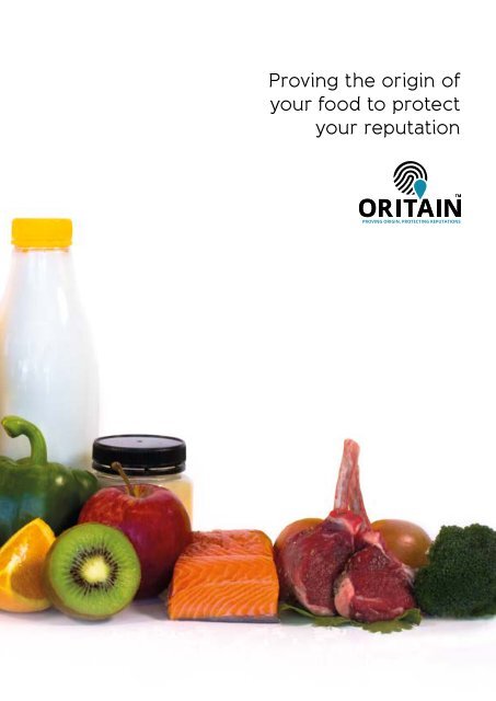 Oritain Services Overview - New Zealand_Ebro