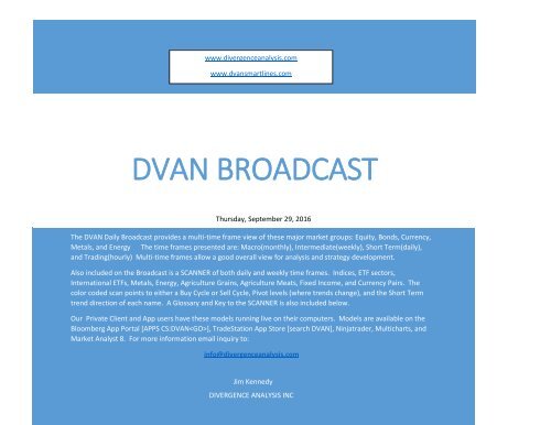 DVAN BROADCAST