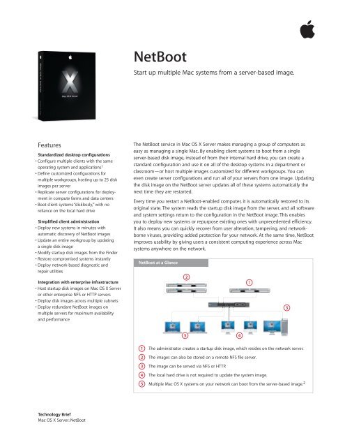 Apple Mac Os X Server V104 Netboot Technology Brief Mac Os X Server V104 Netboot