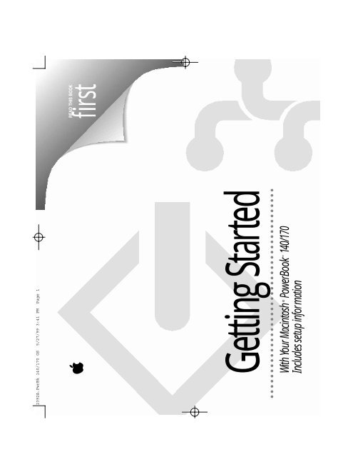 Apple Macintosh PowerBook 140/170 - Getting Started - Macintosh ...