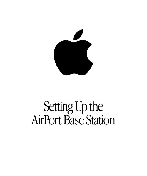 Apple AirPort Base Station (Dual Ethernet) - Setting Up - AirPort Base ...