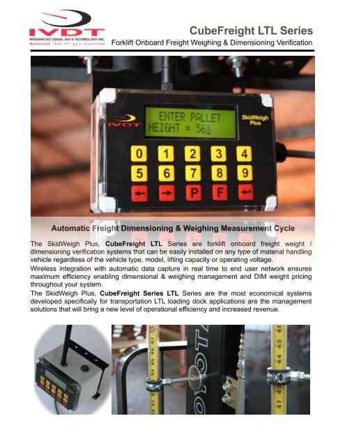 LTL freight verification,CubeFreight LTL 2P V2