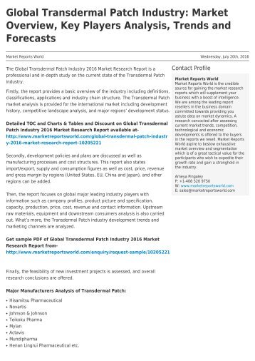 Transdermal-Patch Magazines