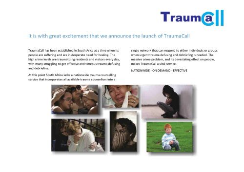 Trauma Call Brochure