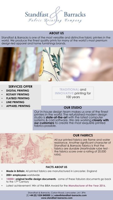 Standfast & Barracks