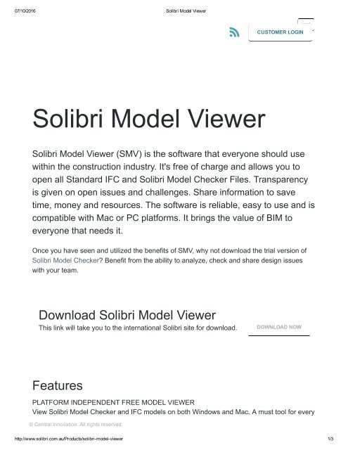 Solibri Model Viewer