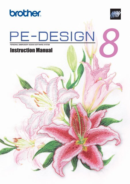 Brother PE-DESIGN 8 - Instruction Manual