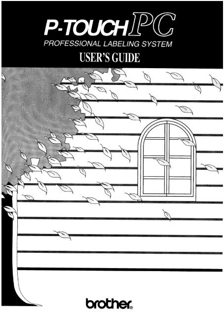 Brother P-TOUCH PC - User's Guide
