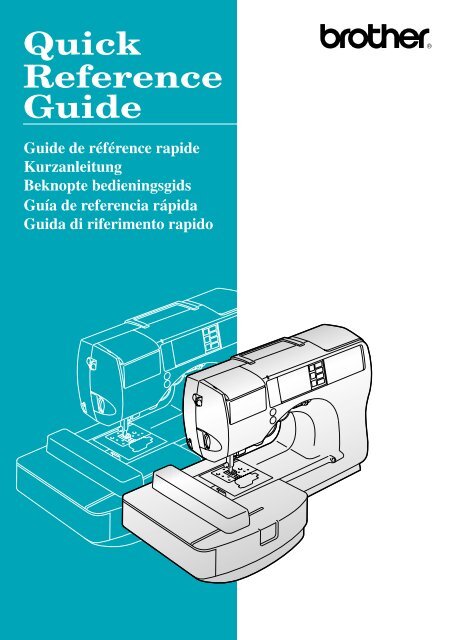 Brother SE-270D - Quick Reference Guide