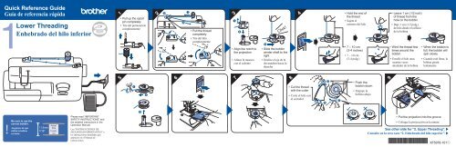 Brother VX1445 - Quick Reference Guide