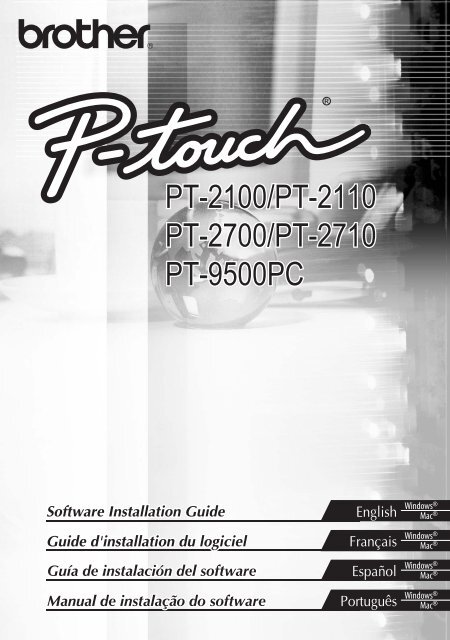 Brother PT-2700 - Software Installation Guide