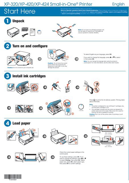 Epson Epson Expression Home XP-420 Small-in-One® All-in-One Printer ...