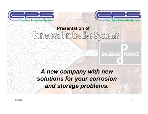 The new solution - Corroless