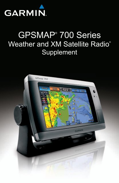 Garmin GPSMAP 740 - Weather Supplement