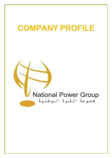 National Power Group-Company Profile