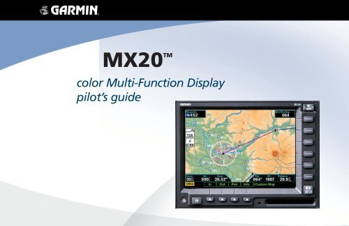 Garmin MX20 - Pilot's Guide