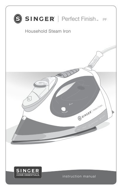 Singer PF Perfect Finish - English, Spanish - User Manual