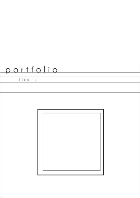Hieu HA portfolio