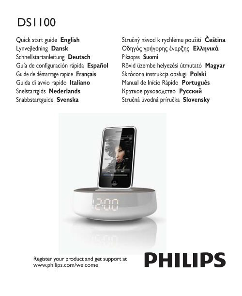 Philips docking speaker - User manual - SWE