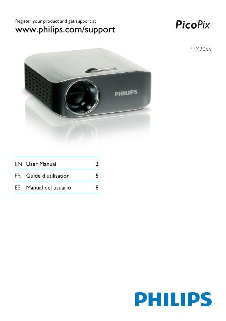 Philips PicoPix Pocket projector - User manual - FRA