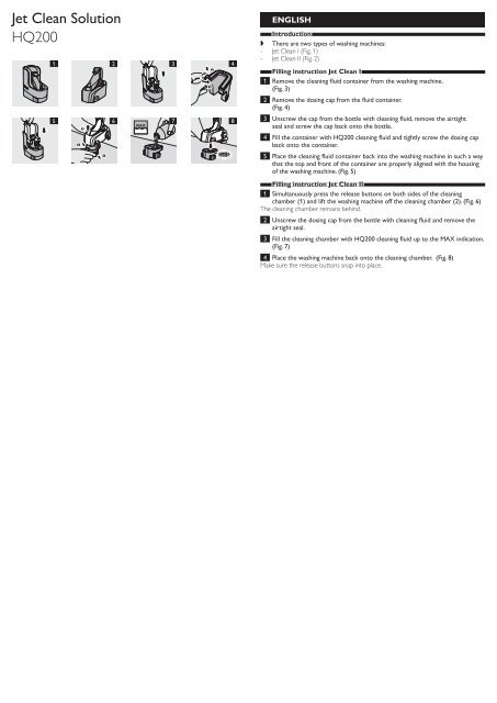 Philips jet Clean cleaning solution - User manual - MSA