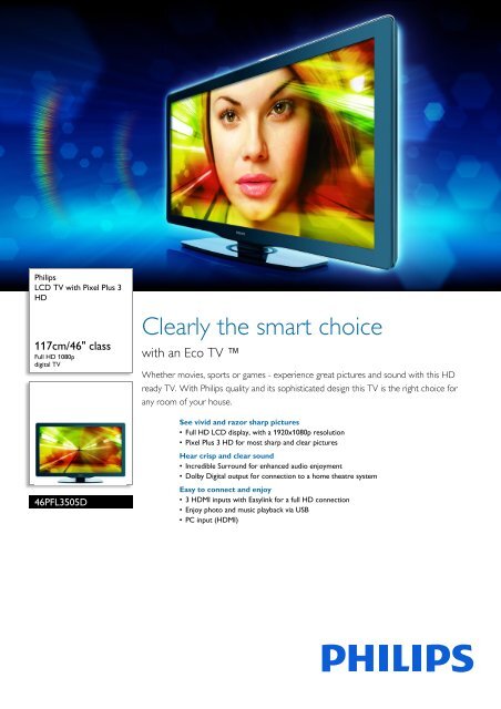 Philips LCD TV - Leaflet - AEN