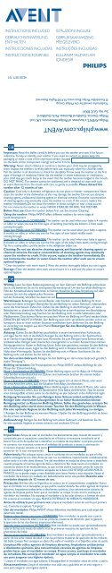 Philips Avent Teether Classic Range - User manual - ENG