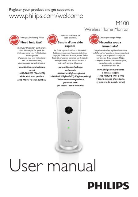 Philips Wireless Home Monitor - User manual - AEN