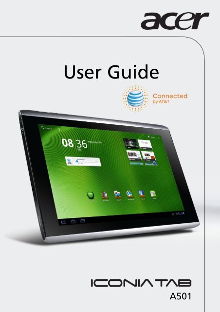 Acer A501 - User Manual