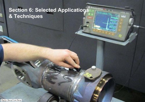 UT Testing-Section 6 Selected Applications & Techniques