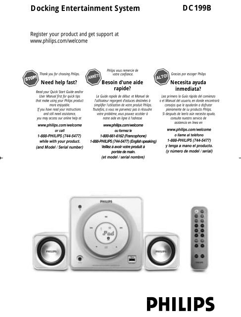 Philips docking entertainment system - User manual - LSP