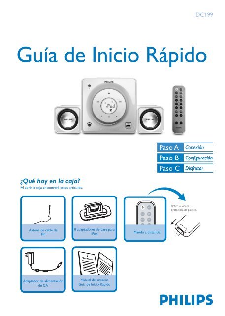 Philips docking entertainment system - Quick start guide - ESP