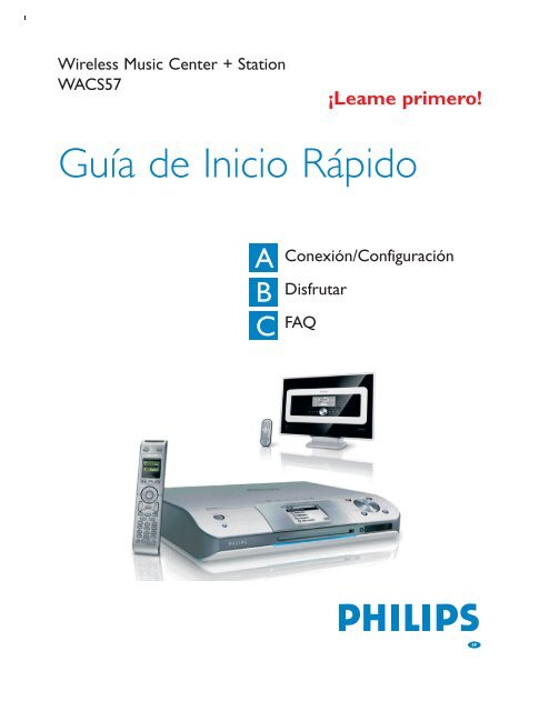 Philips Streamium Wireless Music Center&Station - Quick start guide - ESP