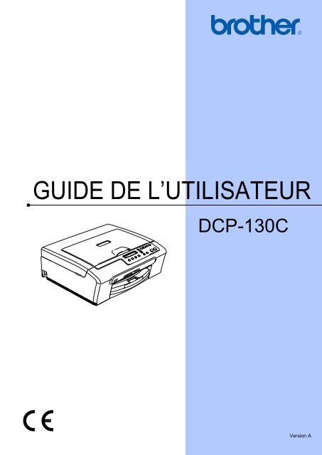 Brother DCP-130C - Guide utilisateur