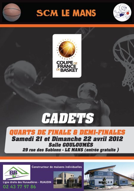 présentation des équipes - Sporting Club Moderne - SCM Le Mans