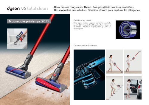 Dyson Aspirateur balai Dyson V6 Total Clean - fiche produit